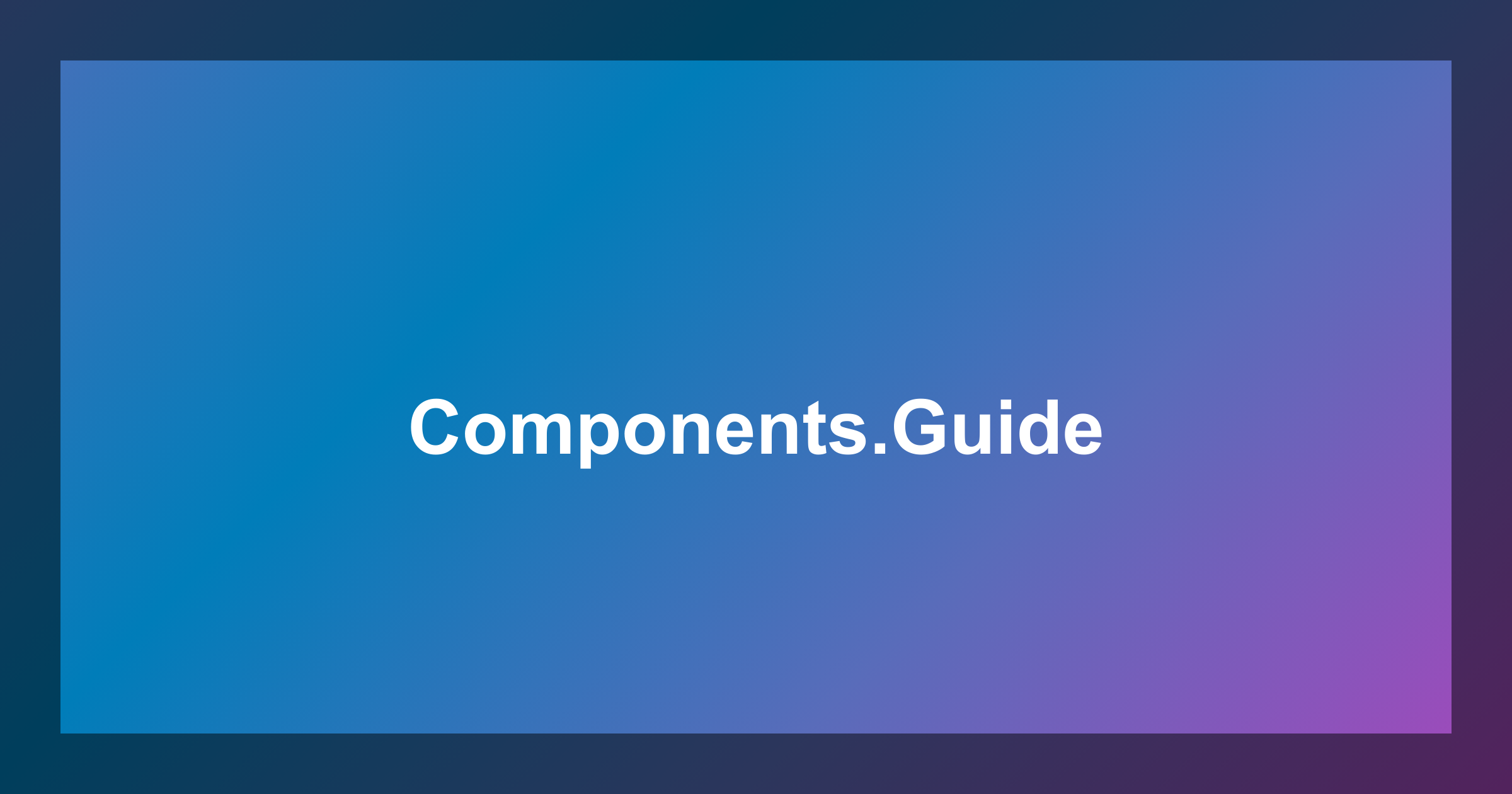 Guides To React Accessibility Modern Css Typescript · Componentsguide 